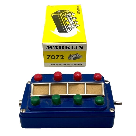 Marklin | Other | Vintage Mrklin 772 Control Plate Box Stellpult In ...